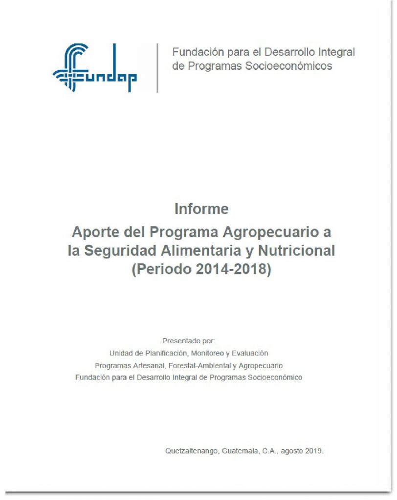 aporte del programa – FUNDAP